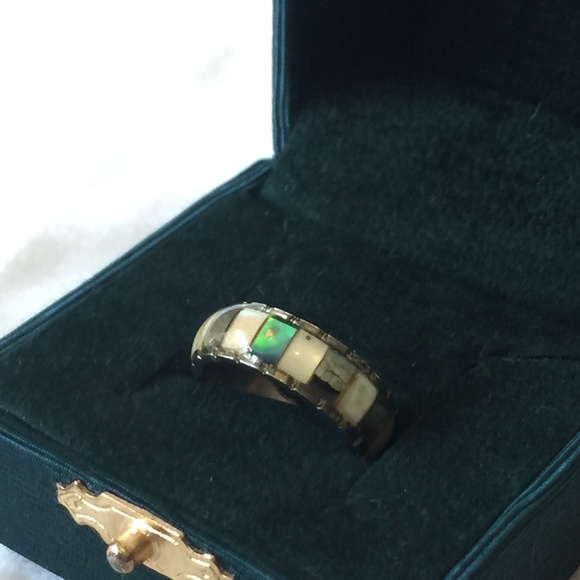 Jewelry | Mother Of Pearl Inlay Ring | Poshmark